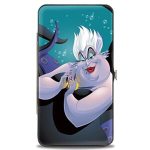 buckle-down women’s hinge wallet-little mermaid ursula, 7″ x 4″