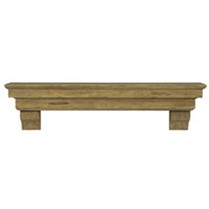 Pearl Mantels 497-60-10 Celeste Mantel Shelf, 60-Inch, Dune Finish