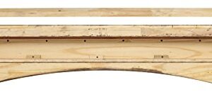 Pearl Mantels 497-60-10 Celeste Mantel Shelf, 60-Inch, Dune Finish