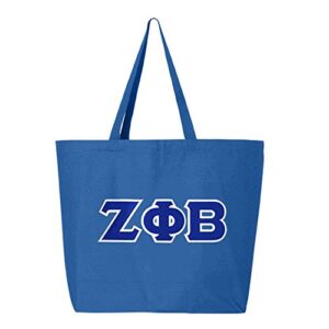 zeta phi beta canvas tote