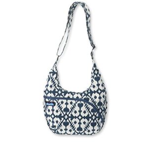 kavu sydney satchel crossbody bag – blue blot