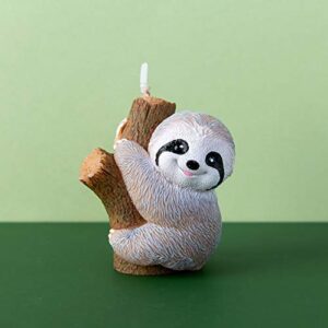 Cute Baby Sloth Birthday Candle for Party Baby Shower