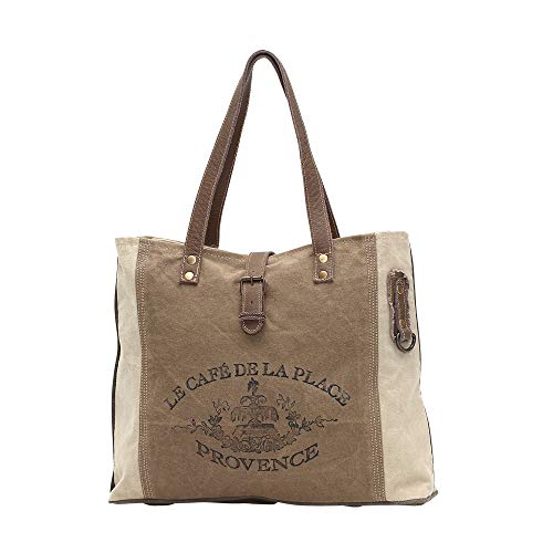 Myra Bags Provence Upcycled Canvas Tote Bag S-0939