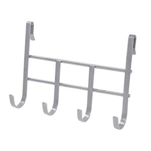 Greenway 4-Tier Mobile w/Side Hooks Storage Cart, Silver