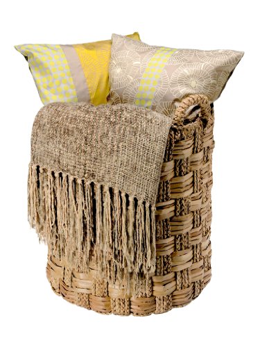 KOUBOO 1060040 Round Braided Sea Grass Storage Basket, Brown