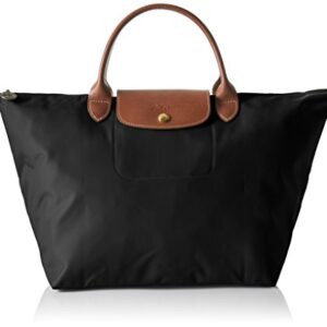 Longchamp Women's Le Pliage Medium Handbag, Black