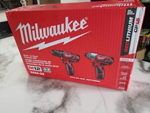 m12 drill/impact combo kit – milwaukee 2494-22