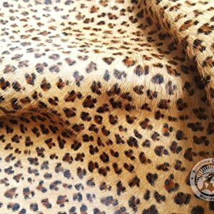 Jaguar Print Genuine Cowhide Rug 6 x 7 ft. 180 x 210 cm