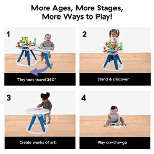 Baby Einstein Around We Grow 4-in-1 Walker, Discovery Activity Center and Table, Age 6 Months and up