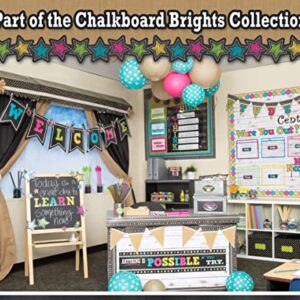 Chalkboard Brights Hanging Paper Fans