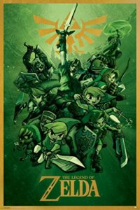 pyramid america the legend of zelda nintendo video game cool wall decor art print poster 24×36