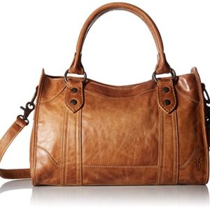 Frye womens Melissa Satchel Top Handle Handbag, Beige, One Size US