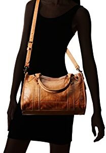 Frye womens Melissa Satchel Top Handle Handbag, Beige, One Size US