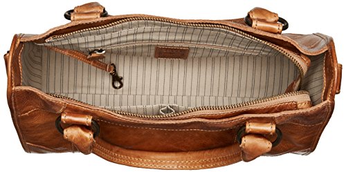 Frye womens Melissa Satchel Top Handle Handbag, Beige, One Size US