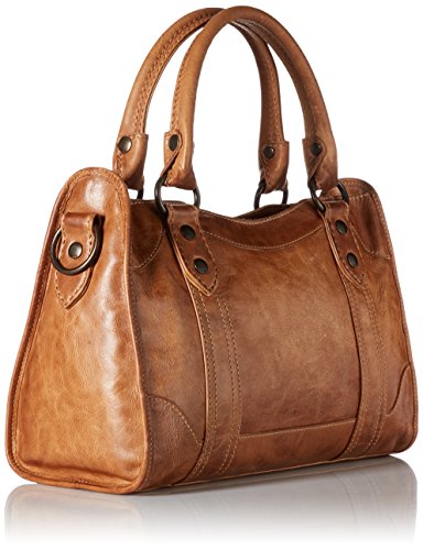 Frye womens Melissa Satchel Top Handle Handbag, Beige, One Size US