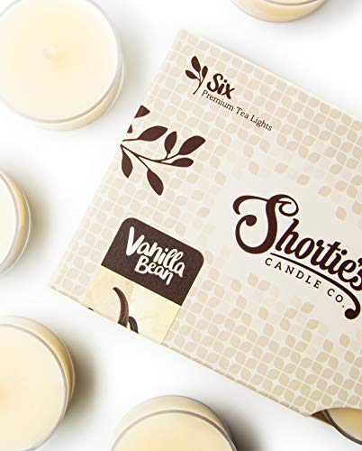 Vanilla Bean Premium Tealight Candles Bulk Pack - 24 Beige Highly Scented Tea Lights - Beautiful Candlelight - Made in The USA - Bakery & Food Collection