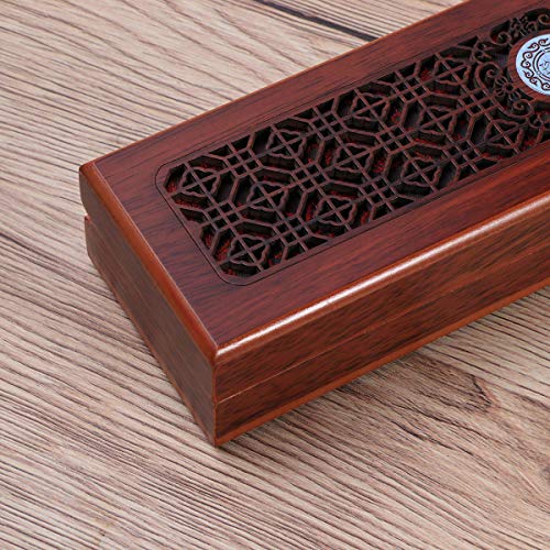 Vosarea Decorative Gift Storage Box Organizer for Jewelry Necklace Bracelet Watch Delicate Wooden Box for Women Girl Men - Rectangular