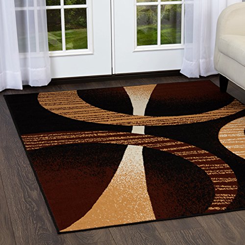 Home Dynamix Premium Indus Modern Area Rug, Ebony Multi, 7'8"x10'7" Rectangle