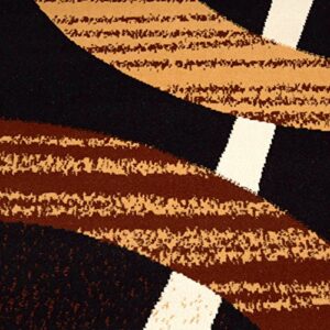 Home Dynamix Premium Indus Modern Area Rug, Ebony Multi, 7'8"x10'7" Rectangle