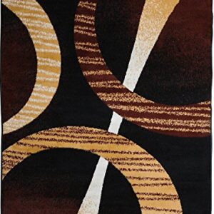 Home Dynamix Premium Indus Modern Area Rug, Ebony Multi, 7'8"x10'7" Rectangle