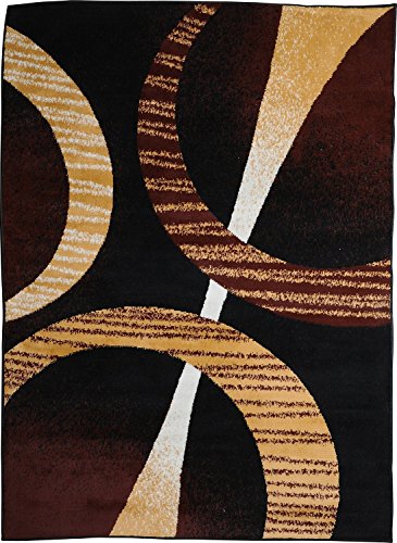 Home Dynamix Premium Indus Modern Area Rug, Ebony Multi, 7'8"x10'7" Rectangle