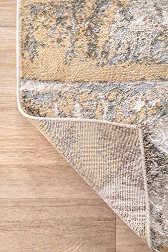 nuLOOM Leora Contemporary Area Rug, 5' x 8', Gold