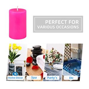 2 x 3 Hot Pink Pillar Candle