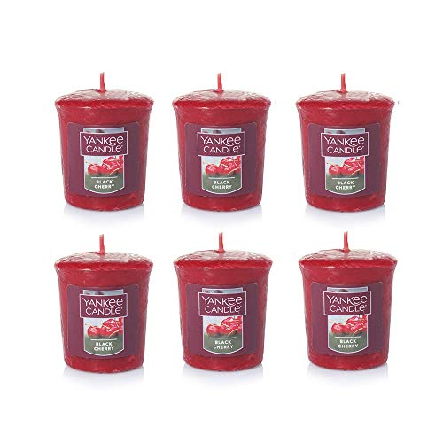 Yankee Candle Lot of 6 Black Cherry Votives