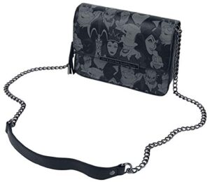 loungefly disney villains debossed crossbody bag