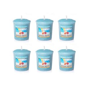 yankee candle lot of 6 bahama breeze votive candles