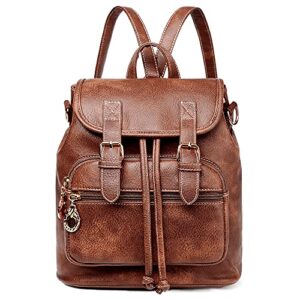 women mini backpack purse small cute retro leather daypacks convertible casual shoulder bag