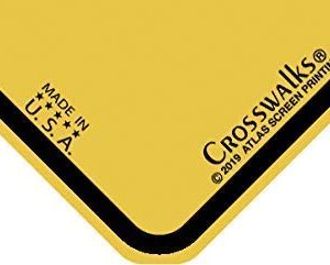 CROSSWALKS Bear Silhouette Crossing 12" X 12" Aluminum Sign (X210)