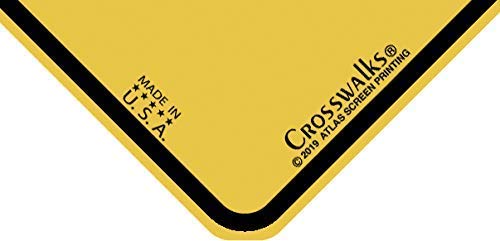 CROSSWALKS Bear Silhouette Crossing 12" X 12" Aluminum Sign (X210)