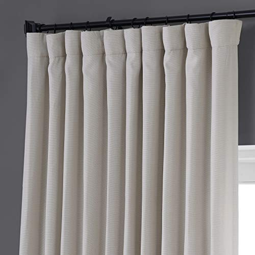 HPD Half Price Drapes BOCH-LN-DW-P Extra Wide Linen Room Darkening Curtain (1 Panel) 100 X 96, BOCH-LN1856-96-DW, Birch