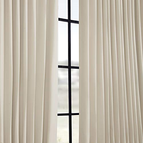 HPD Half Price Drapes BOCH-LN-DW-P Extra Wide Linen Room Darkening Curtain (1 Panel) 100 X 96, BOCH-LN1856-96-DW, Birch