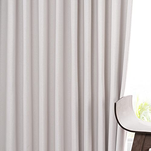 HPD Half Price Drapes BOCH-LN-DW-P Extra Wide Linen Room Darkening Curtain (1 Panel) 100 X 96, BOCH-LN1856-96-DW, Birch