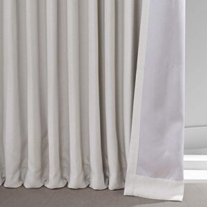 HPD Half Price Drapes BOCH-LN-DW-P Extra Wide Linen Room Darkening Curtain (1 Panel) 100 X 96, BOCH-LN1856-96-DW, Birch