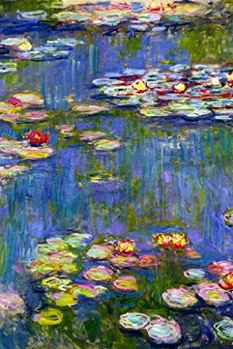 Claude Monet Water Lilies Impressionist Art Posters Claude Monet Prints Nature Landscape Painting Claude Monet Canvas Wall Art French Wall Decor Monet Art Cool Wall Decor Art Print Poster 24x36