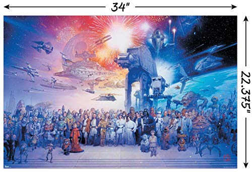 Trends International Star Wars Galaxy Wall Poster 22.375" x 34"