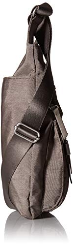 Baggallini womens Around Town Bagg With Rfid Phone Wristlet Handbags, Gray, One Size US