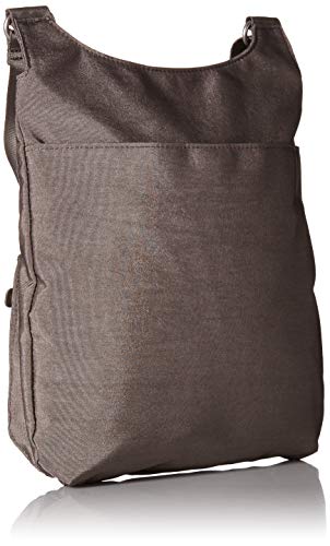 Baggallini womens Around Town Bagg With Rfid Phone Wristlet Handbags, Gray, One Size US