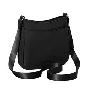 Baggallini womens Uptown Bagg With Rfid Wristlet Handbags, Black, One Size US