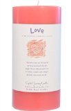 Crystal Journey Crystal J Candle Love Pillar, 1 EA