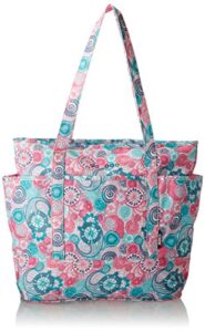 j world new york emily tote bag, blue raspberry, one size