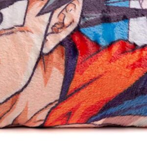 Dragon Ball Super Fighters & Warriors Fleece Throw Blanket | Features Beerus, Whis, & The Legendary Dragon Ball Warriors | 60 x 45 Inches