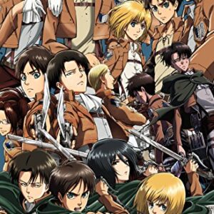 Trends International Attack on Titan - Collage Wall Poster, 22.375" x 34", Unframed Version