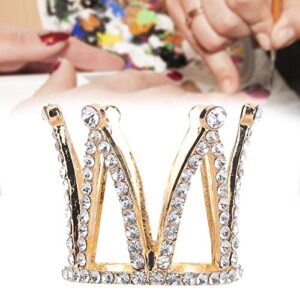 Nail Art Brush Holder, 3 Types Crown Design Nail Art Brush Holder Set Pen Displayer Stand Tools Brush Holders(1)