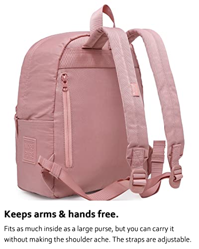 Hot Style Small Backpack Purse College Day pack ,D225f, Millennial Pink