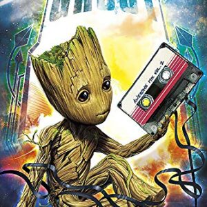 POSTER STOP ONLINE Guardians of The Galaxy Vol. 2 - Movie Poster/Print (I AM Groot - Baby Groot with Mixtape Vol. 2) (Size 24" x 36")