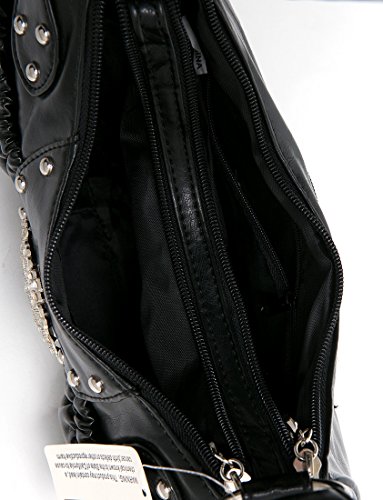 Shoulder Studded Hobo Shoulder Handbag by Handbags For All